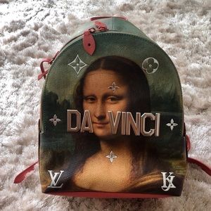 Louis Vuitton | Bags | Lv Jeff Koons Mona Lisa Davinci Backpack | Poshmark